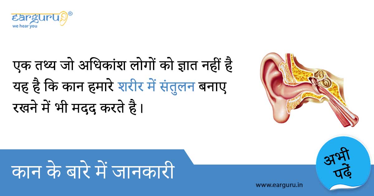 कान के बारे में जानकारी - EarGuru कान स्वास्थ्य ब्लॉग
