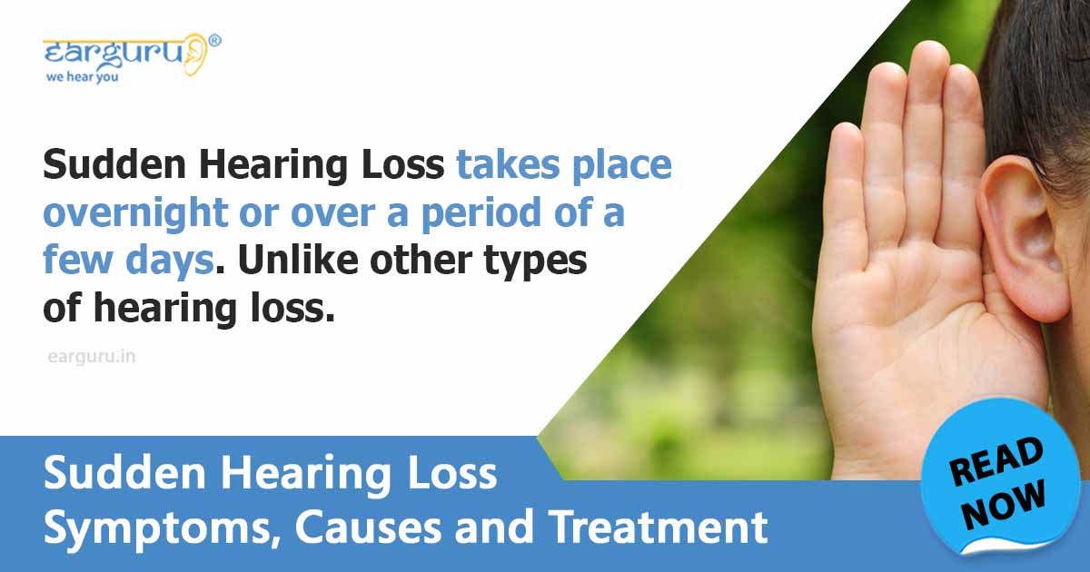 It's Sudden Hearing loss if you experience signs of deafness not felt ...