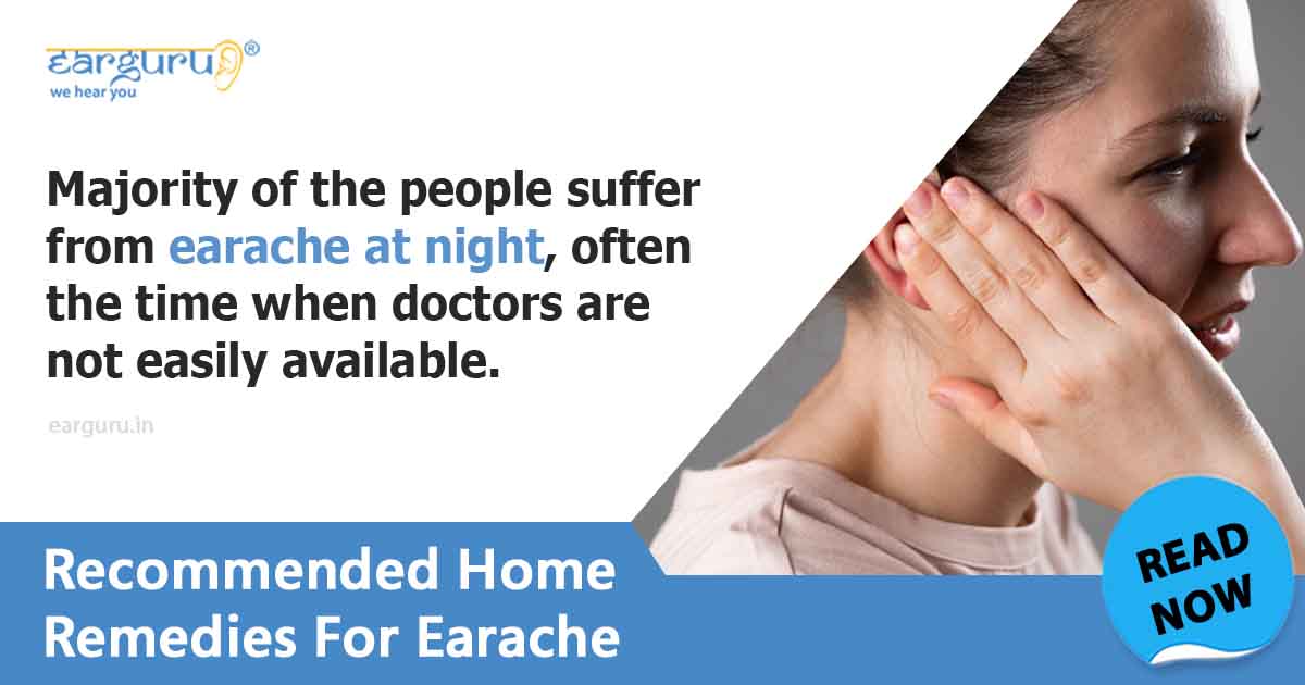 Home remedies for earache are a better option than antibiotics - EarGuru